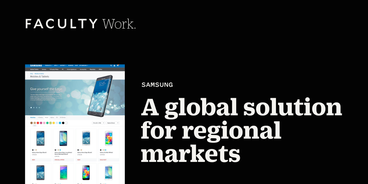 Faculty — Work — Samsung